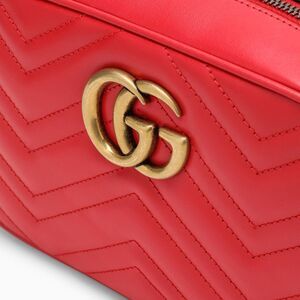 Gucci | Bags | Gucci Gg Marmont Red Camerabag | Poshmark
